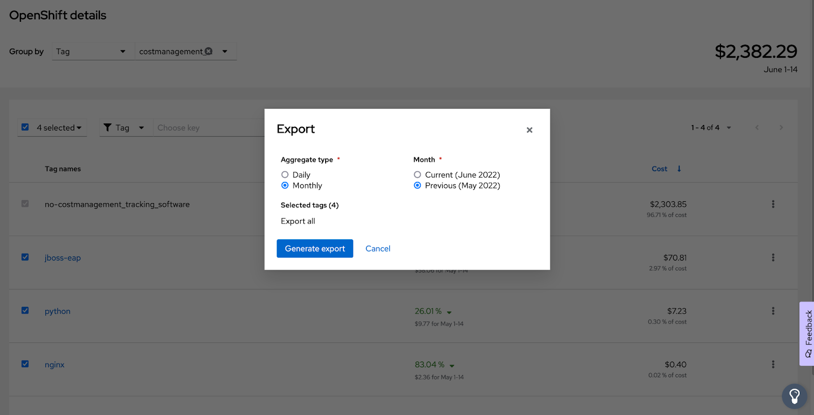 Cost Management for OpenShift - Part 2: Counting Software Use